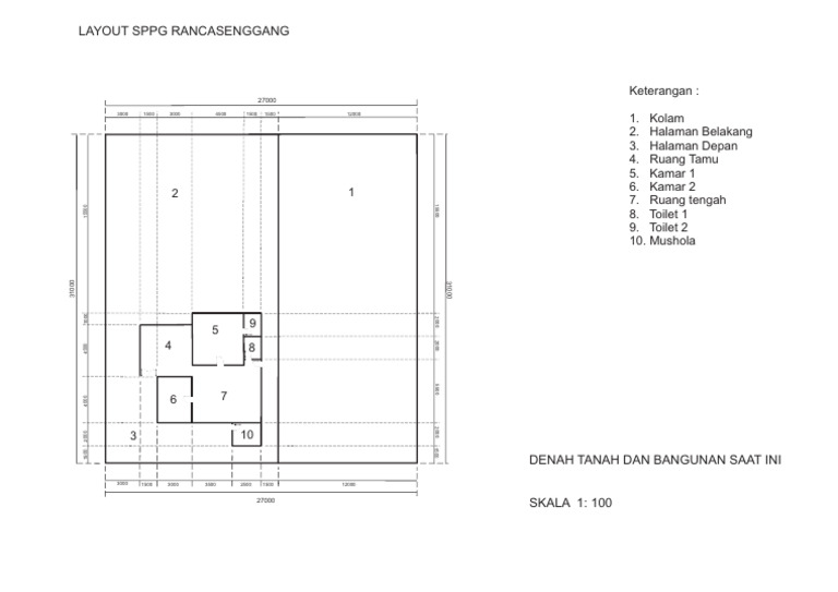 Contoh Denah Ruangan SPPG Rancasenggang | PDF