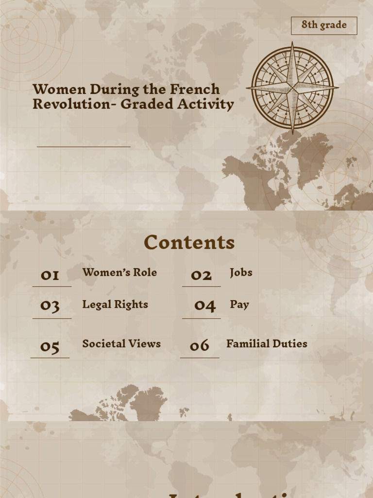 French Revolution - Graded Activity - Women During The French ...