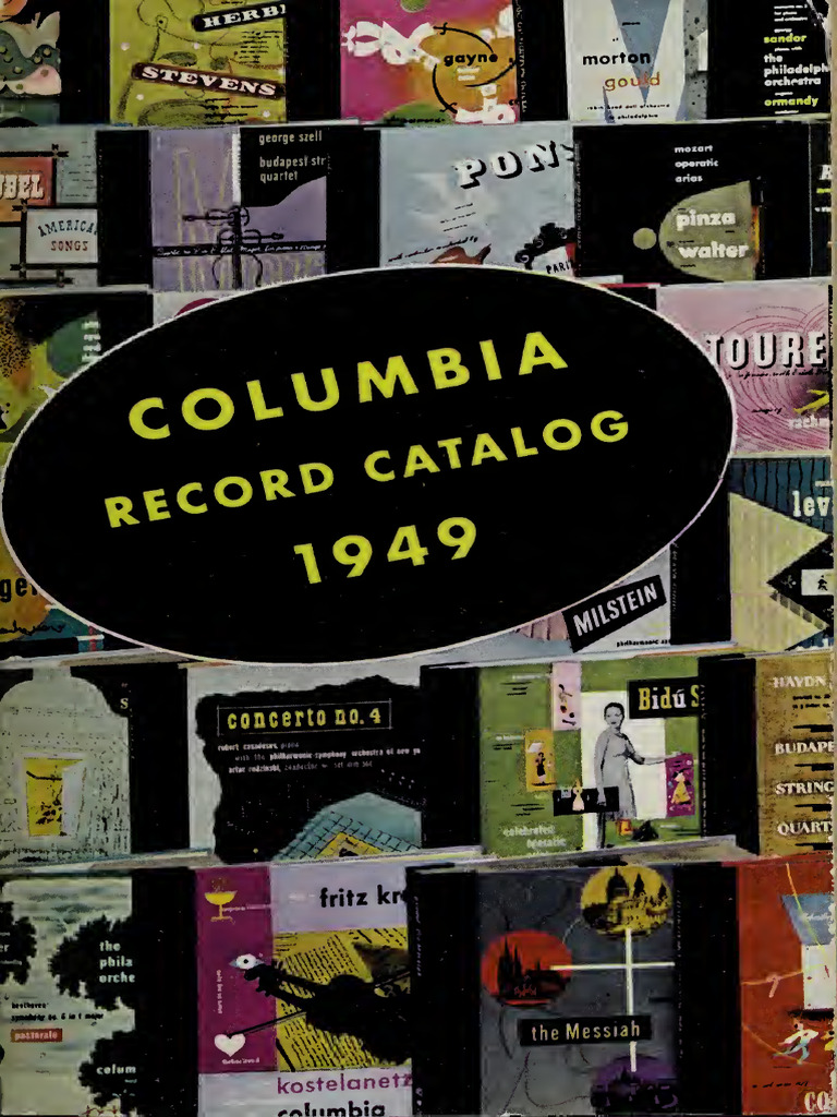 Columbia Record Catalogue 1949 | PDF | Lp Record | Carmen