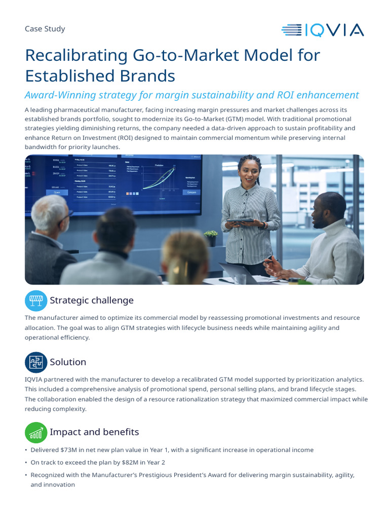 IQIVAebo Recalibration GTM Case Study June 25 Cat | PDF | Return On ...