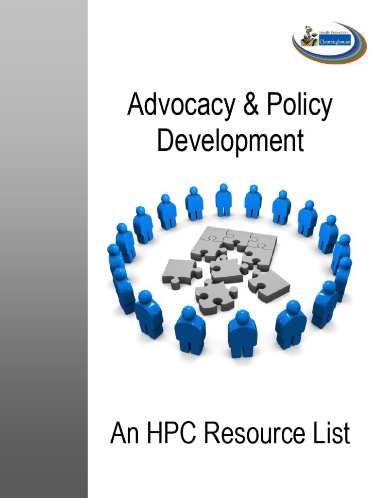 Advocacy and Policy Development | PDF | Policy | Canada