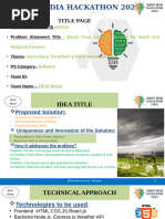 SIH 2025 Problem Statements | PDF