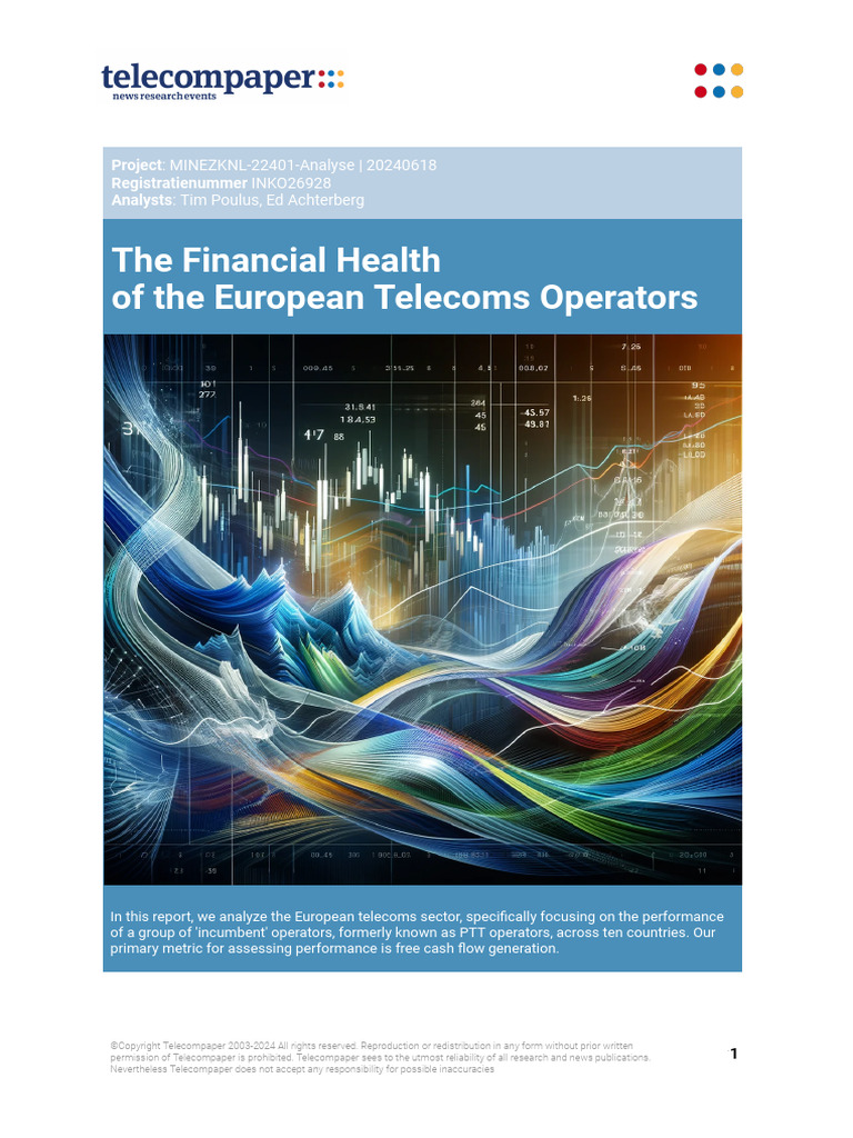 The Financial Health of The European Telecoms Operators | PDF | Cost Of ...