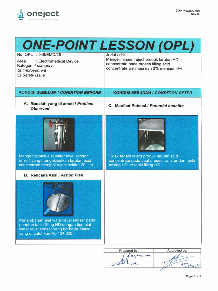 Basic Kaizen Implementation Report | PDF