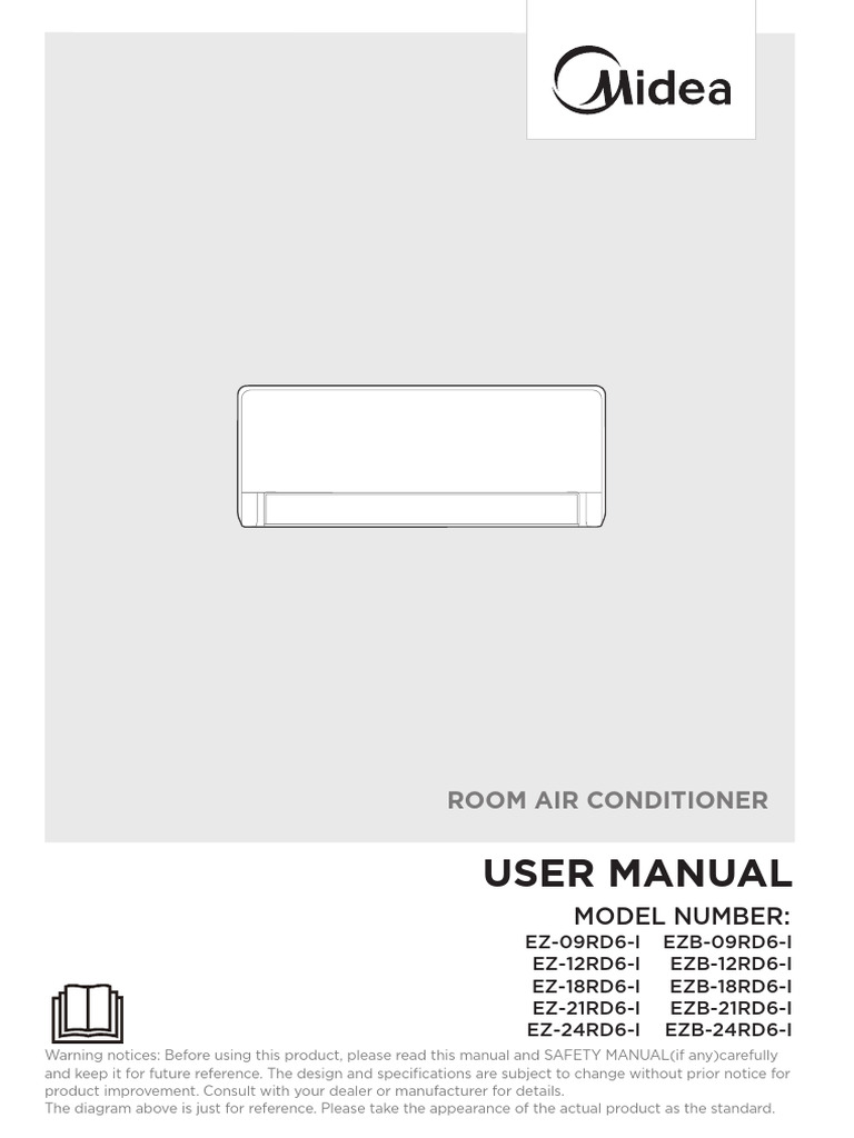 Midea Air Conditioner User Manual | PDF | Air Conditioning | Electrical ...
