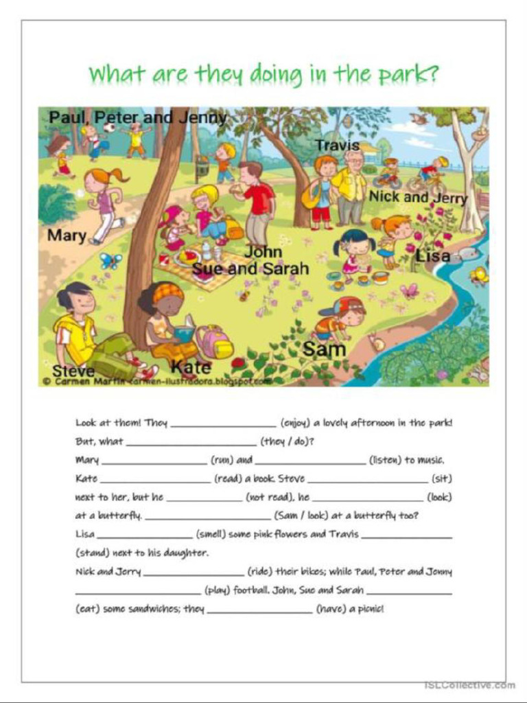 Present Continous Tense | PDF