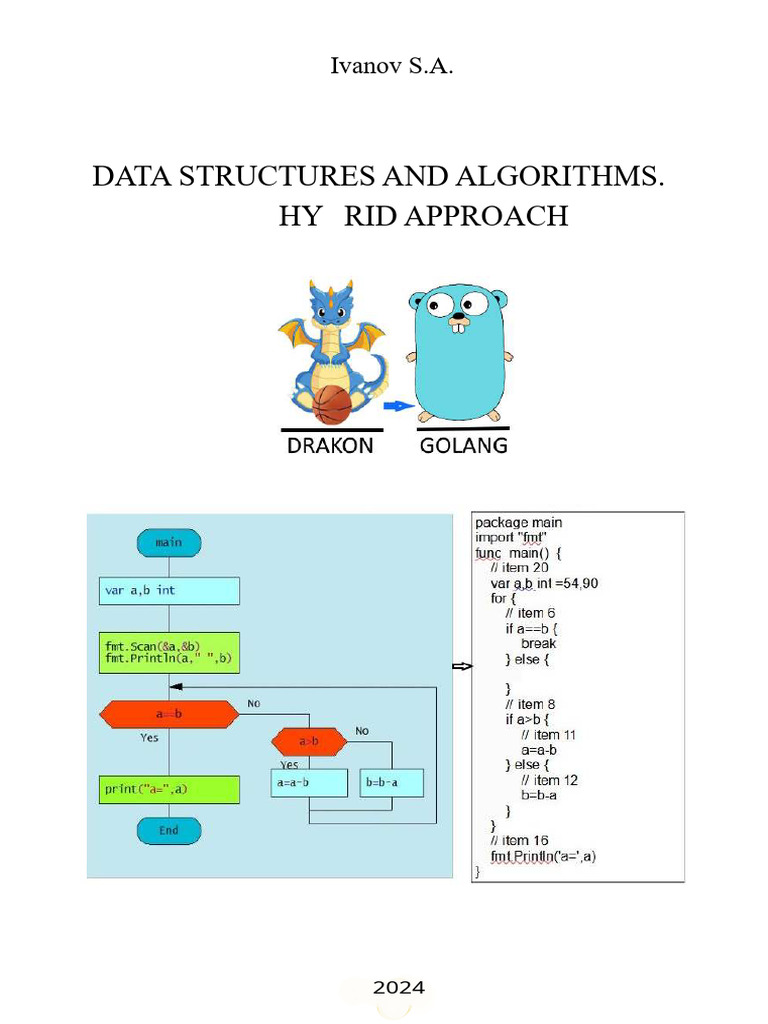 All Go Drakon DSA | PDF | Queue (Abstract Data Type) | Vertex (Graph ...