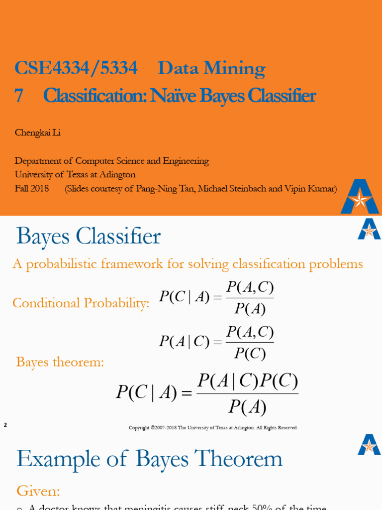Naive Bayes | PDF | Statistical Classification | Mathematical And ...