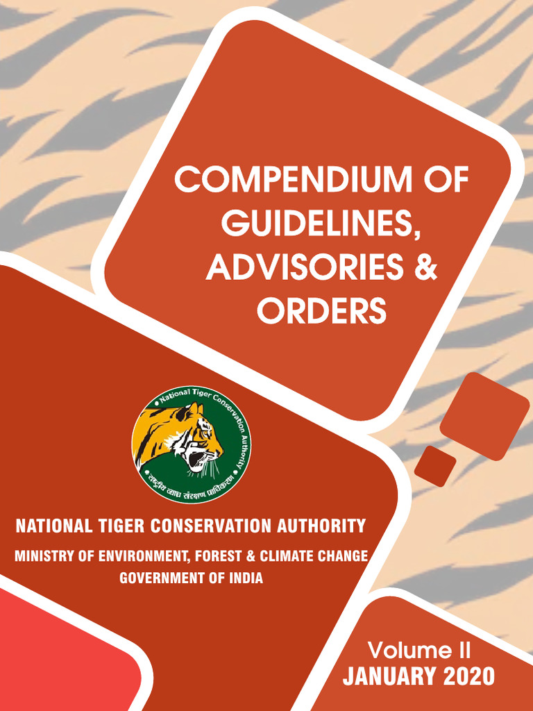 Tiger Conservation Guidelines Compendium | PDF | Tiger | Protected Area