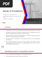 Construction Methodology For Substation Foundations | PDF
