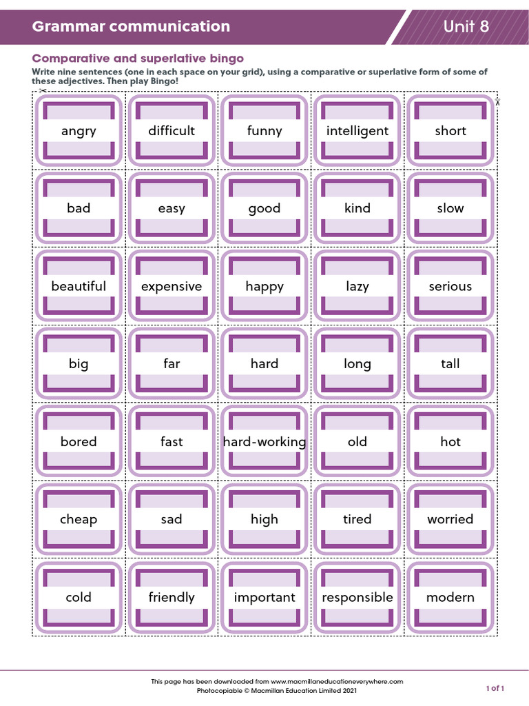 A2 U8 Grammar Communication | PDF