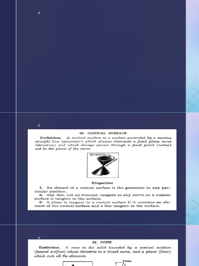 Cones and Right Circular Cones | PDF