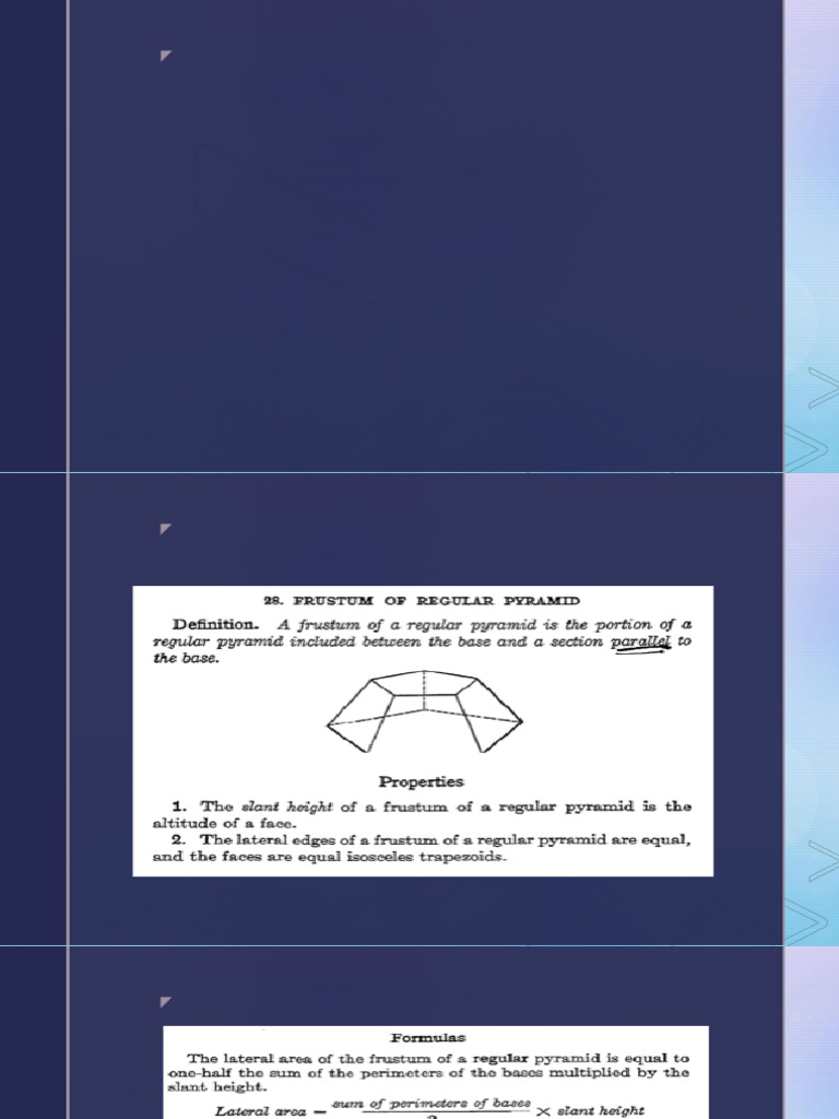 Frustum Cone Calculations and Examples | PDF