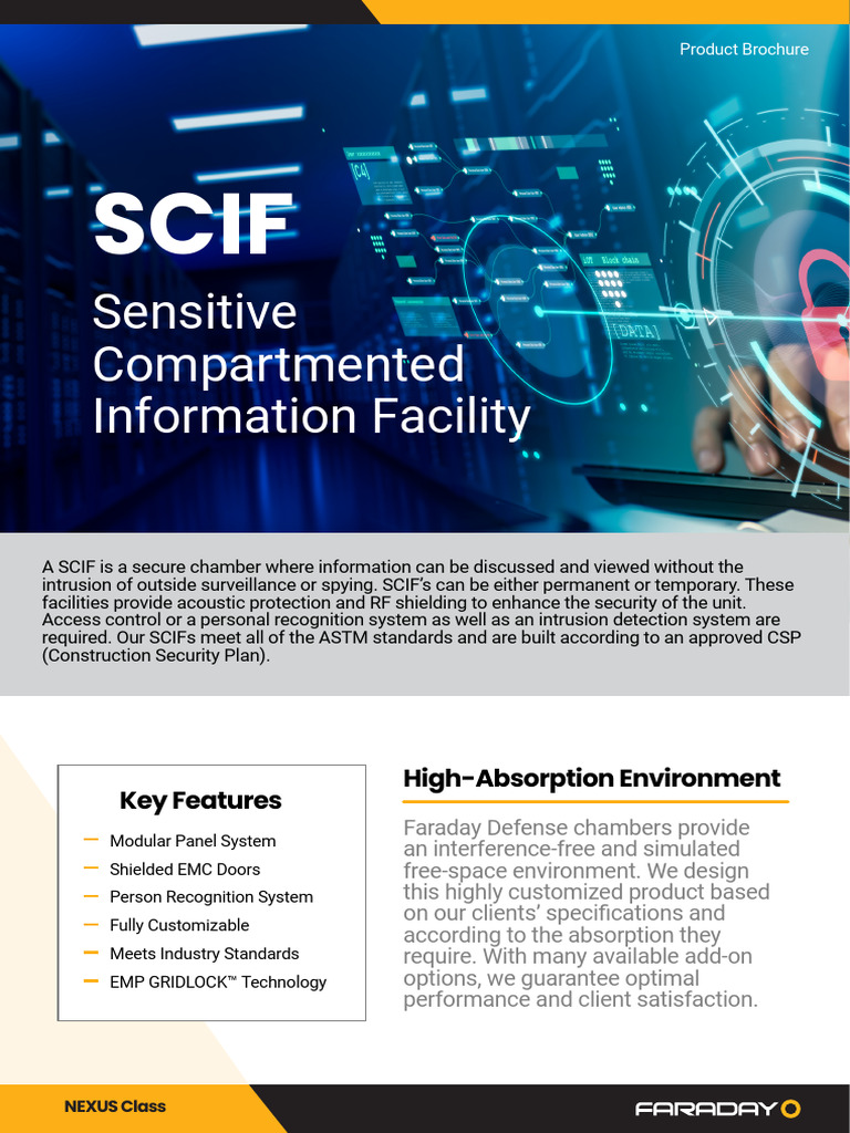 SCIF RF Shielding Solutions Overview | PDF | Hertz | Radio Technology