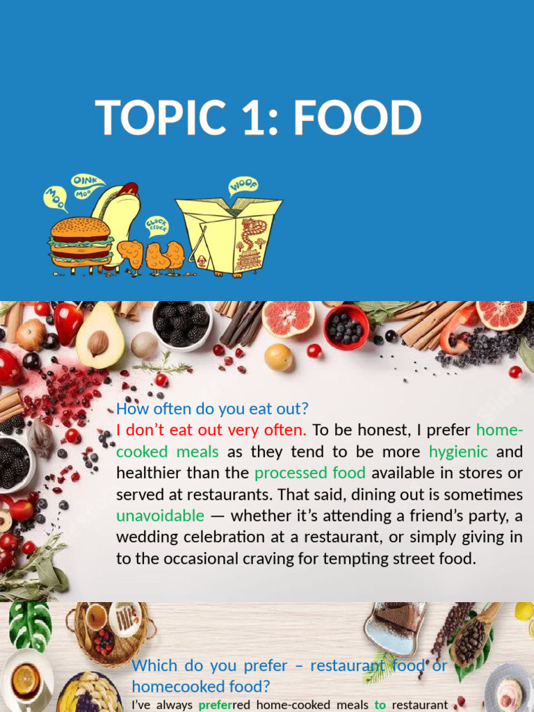 Home-Cooked vs. Fast Food Preferences | PDF | Fast Food | Restaurants