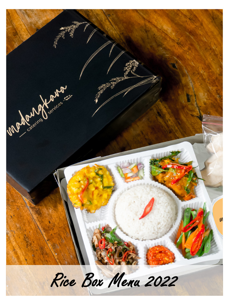 Rice Box Menu 2022: Diverse Packages | PDF | Foods | Cuisine
