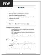 PHTLS Study Guide/Notes | PDF | Major Trauma | Shock (Circulatory)