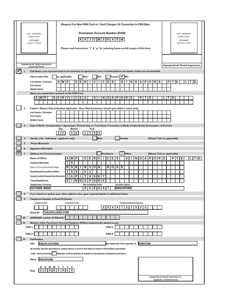 PAN Card Name Format Guidelines | PDF | Access Control | Authentication