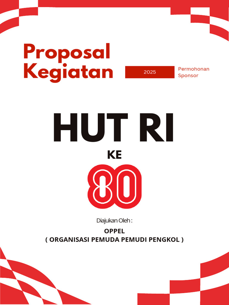 Proposal Cetak 17an OPPEL | PDF