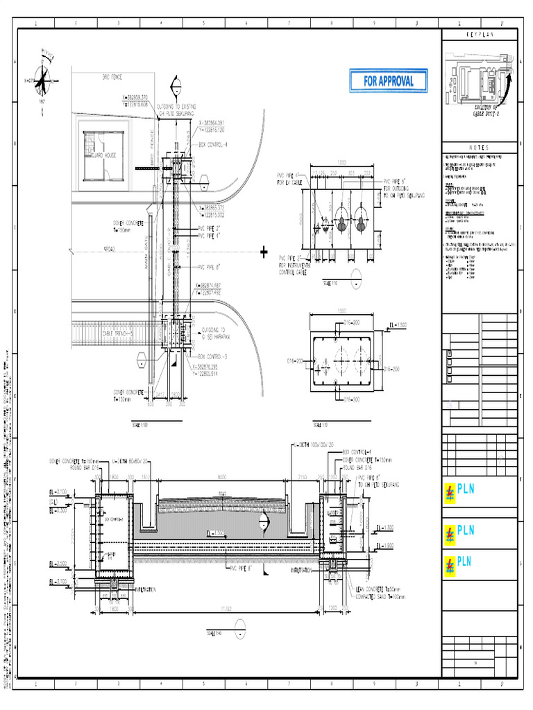 00 S 18 UZX 002 - 3 Cable Duct 2 Plan, Section & Detail (R0 A) | PDF ...