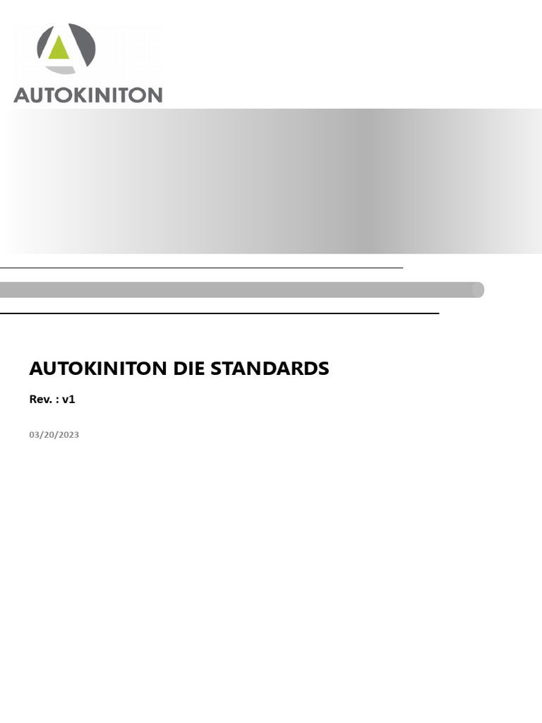 Bypass Notch Die Design Standards | PDF | Screw