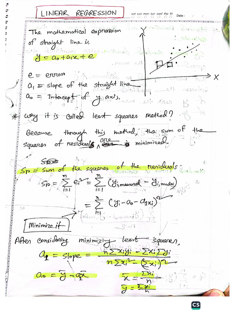 Linear Regression Theory | PDF