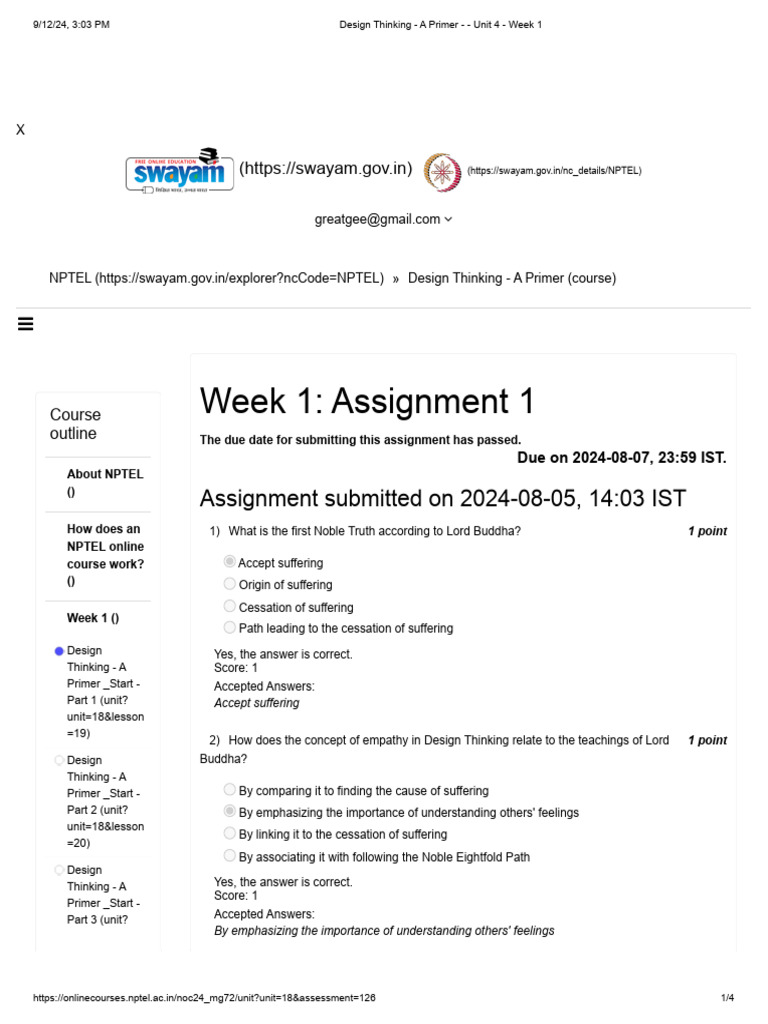 Previous SEM Assignments | PDF | Design Thinking | Empathy