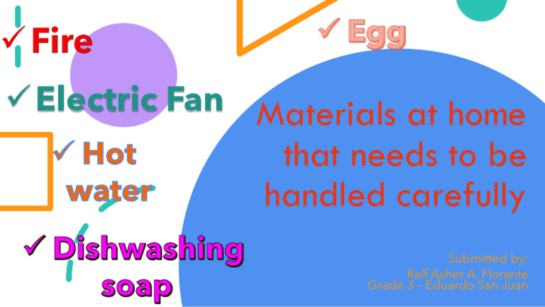 Materials To Handle Carefully | PDF