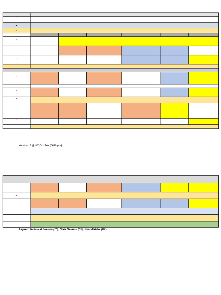(Internal) Conference Sessions Mapping (Hall Details) | PDF | Ships ...