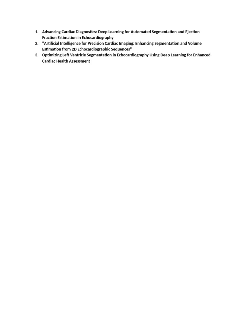 Advancing Cardiac Diagnostics | PDF