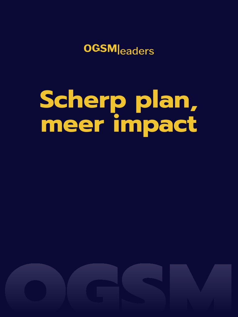 2409 Brochure OGSM Leaders | PDF