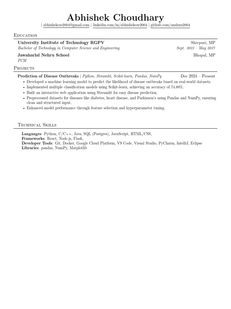 Jake S Resume | PDF