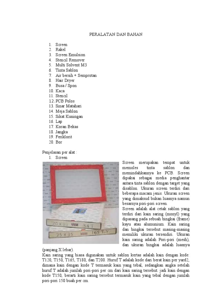 Laporan Sablon | PDF | Griya & Taman