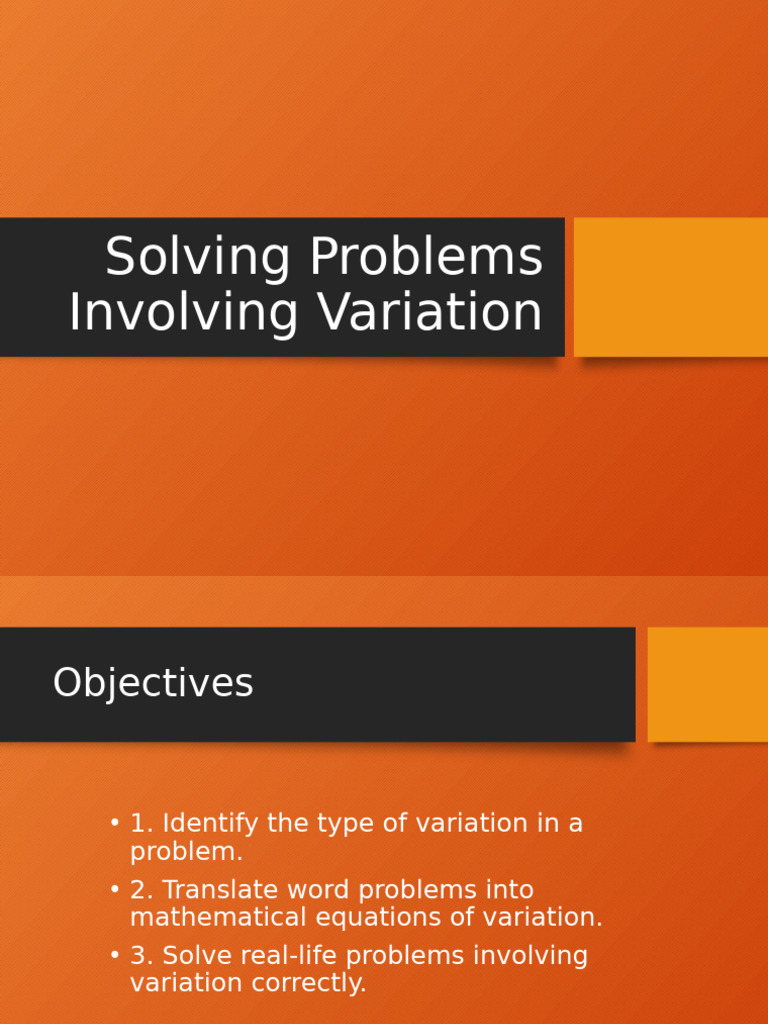 Variation Lesson Plan | PDF