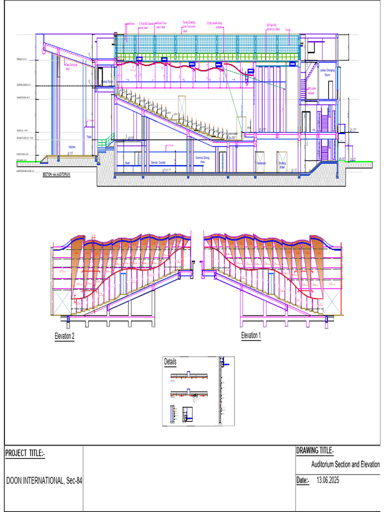 Auditorium Design and Layout Plans | PDF