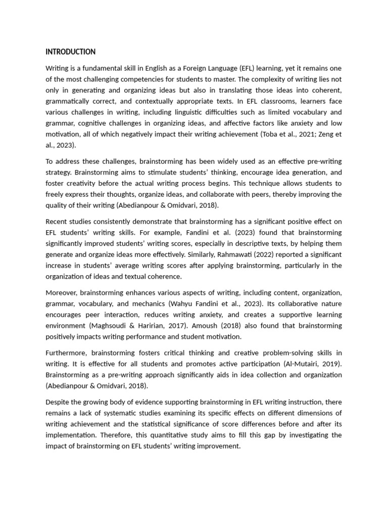 Introduction and Objective by Yunita Tafonao | PDF | English As A ...