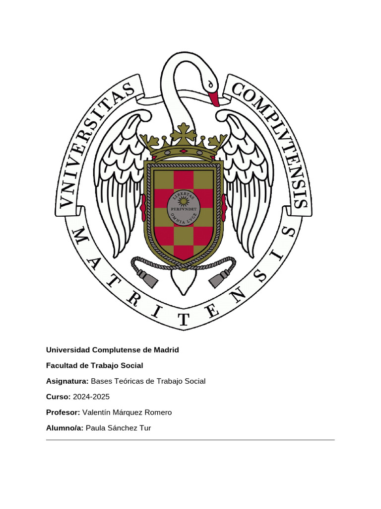 Ámbitos Del TS - Paula Sánchez Tur | PDF | Trabajo Social | Cuidado de ...