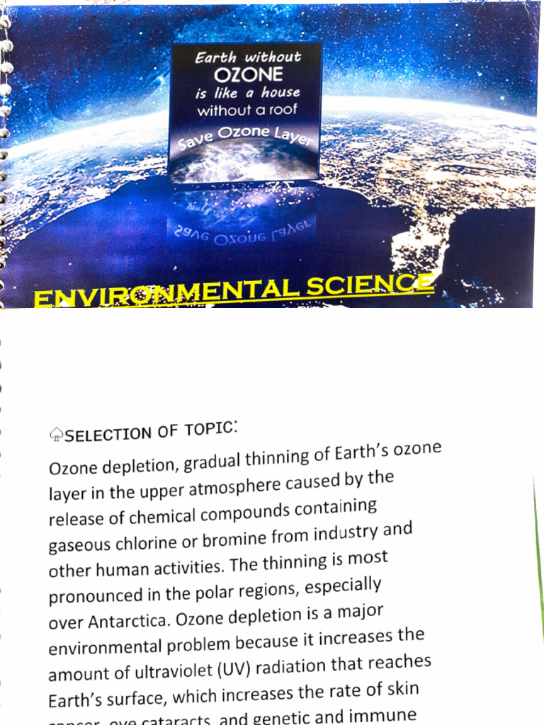 Ozone Depletion: Causes and Consequences | PDF | Ozone Depletion ...