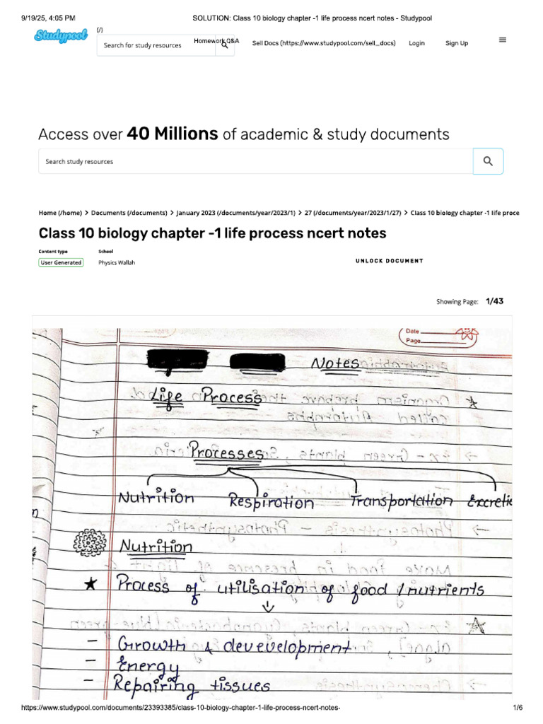 Biology Class10 | PDF