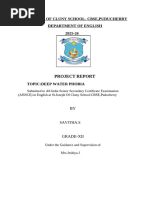 EVS Project Cover Page Design | PDF