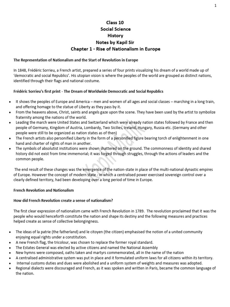 Nationalism in 19th Century Europe | PDF | Kingdom Of Prussia | German ...