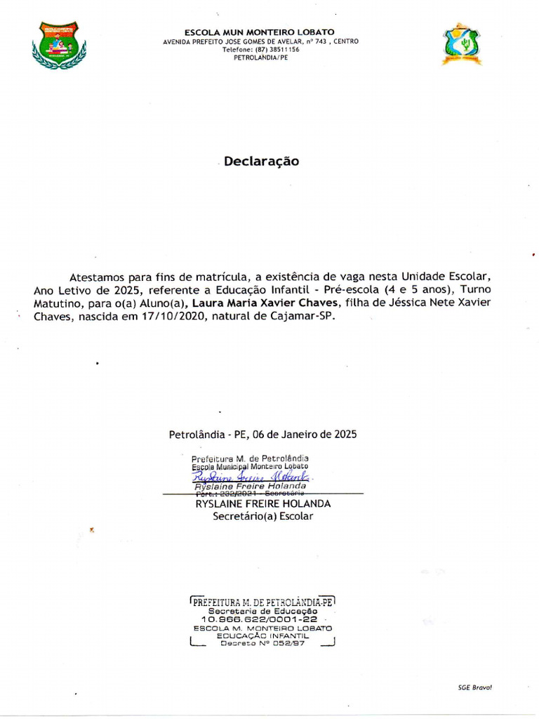 Laura Maria Xavier Chaves | PDF