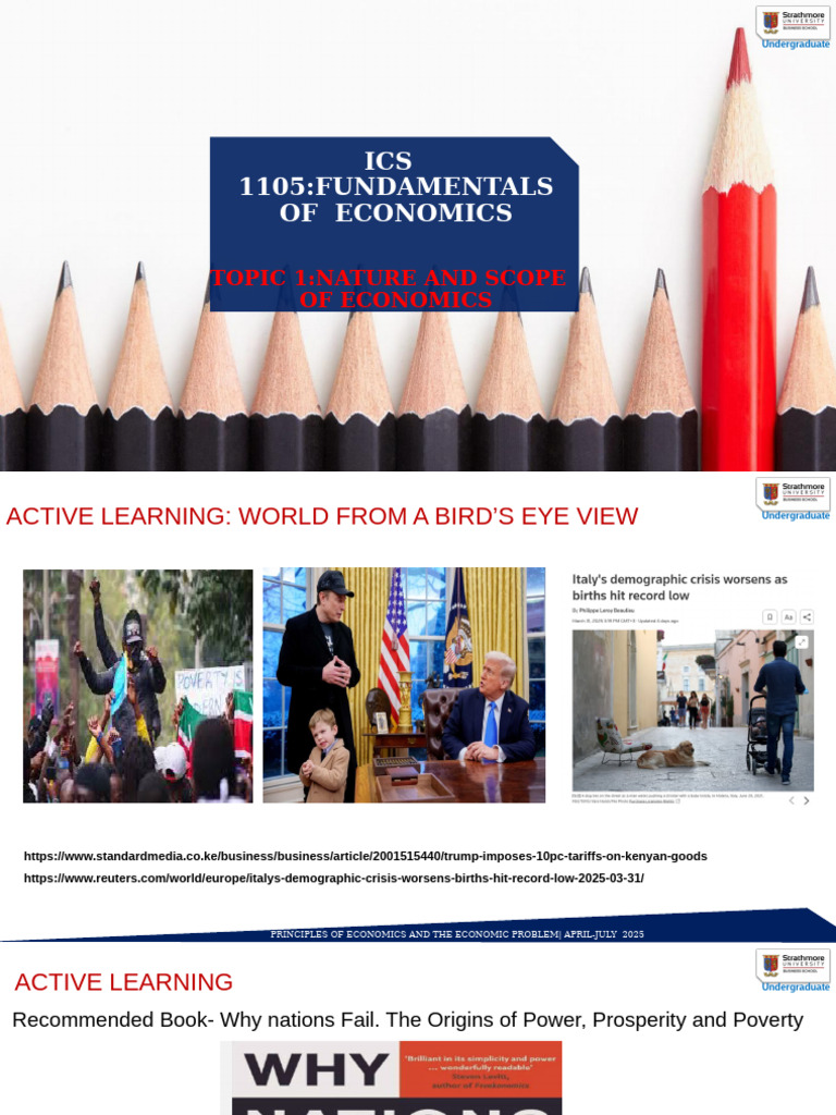 Principles of Economics Overview | PDF | Economics | Macroeconomics
