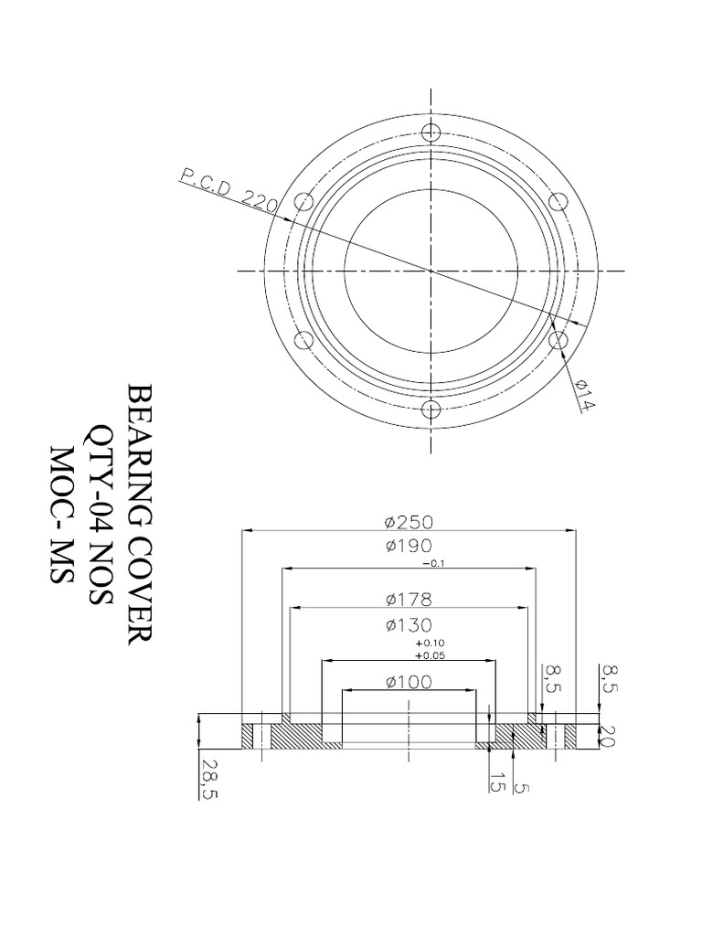 Drive Bearing Housing Cover | PDF