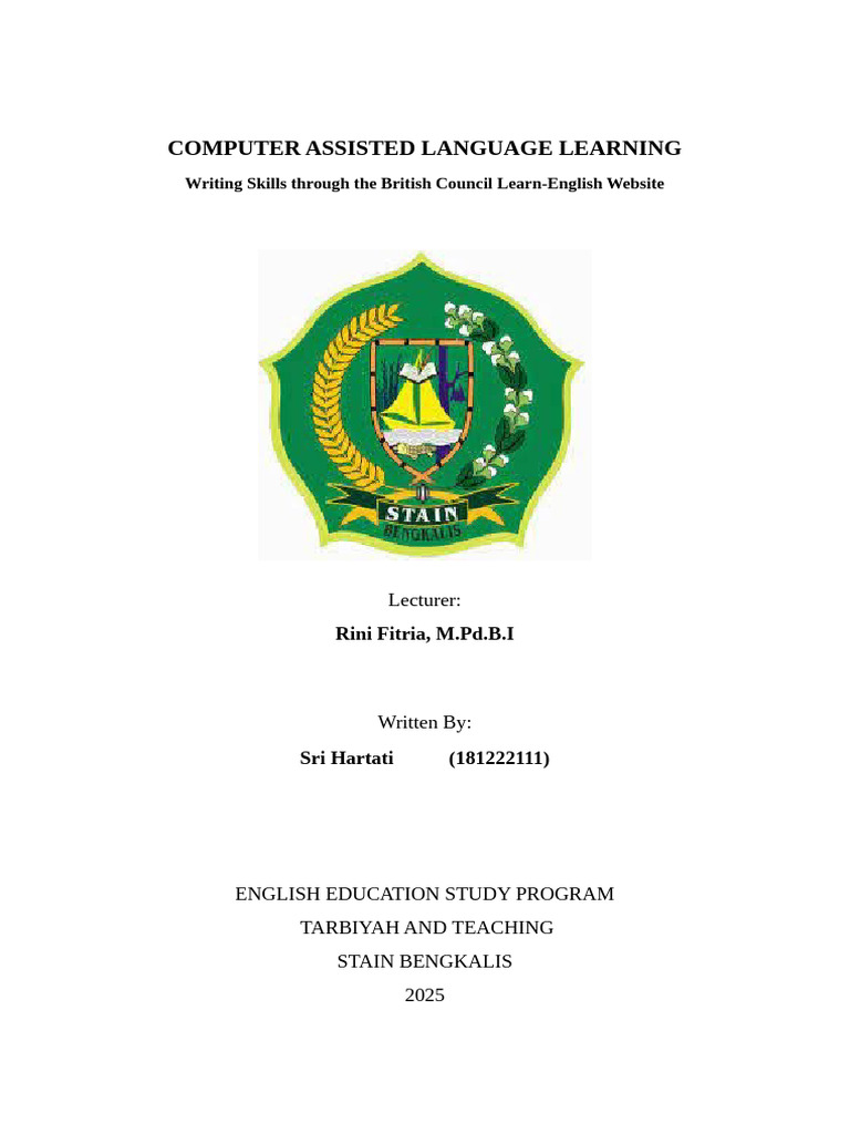 Enhancing Writing Skills via British Council | PDF | Learning ...
