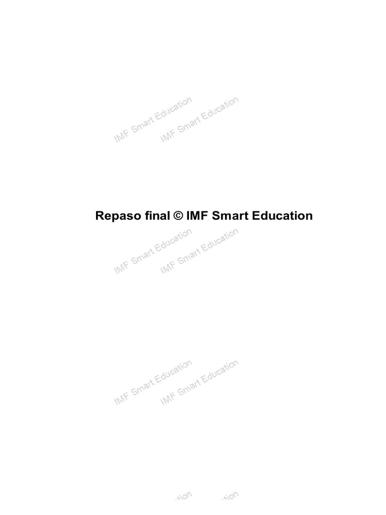U12. Repaso Final | PDF | Valores | Empleo