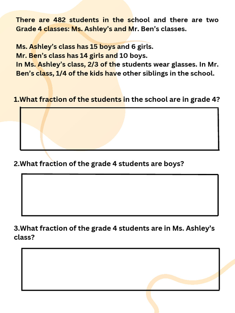 Fraction Word Problem | PDF