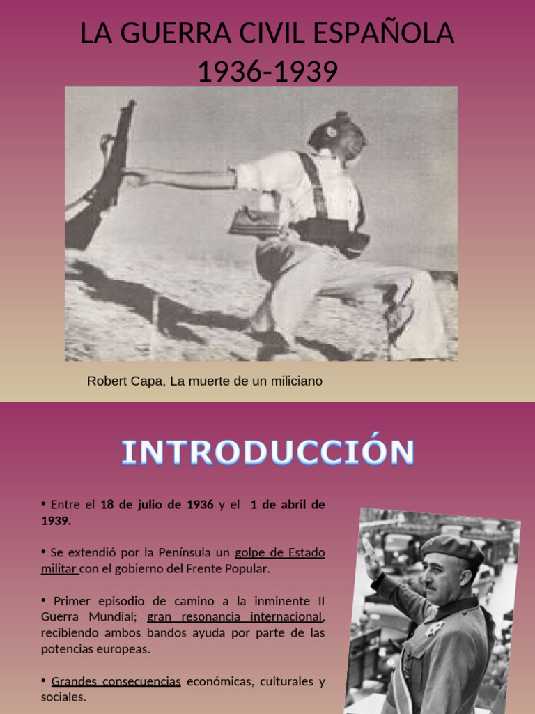 Guerra Civil Española: 1936-1939 Resumen | PDF | guerra civil Española ...