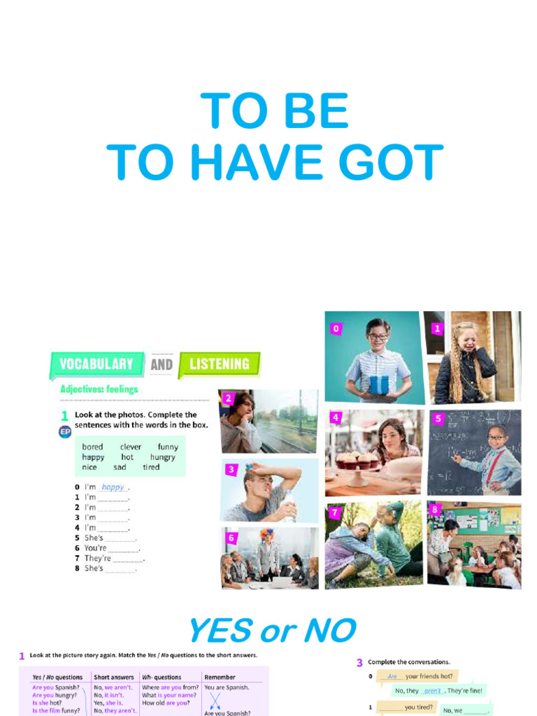 To Be To Have Got | PDF