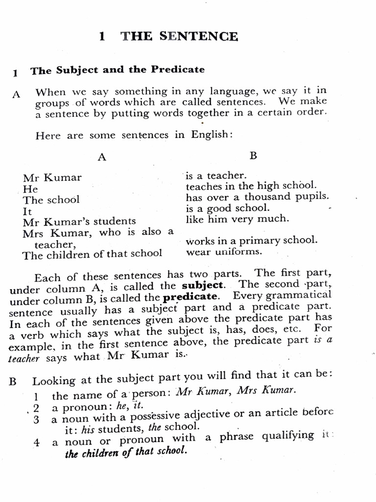 Understanding Sentence Structure and Parts | PDF | Adverb | Verb